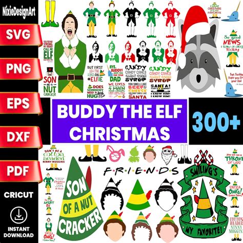 Buddy The Elf Christmas 320 Files Svg Bundle Christmas Svg Bundle