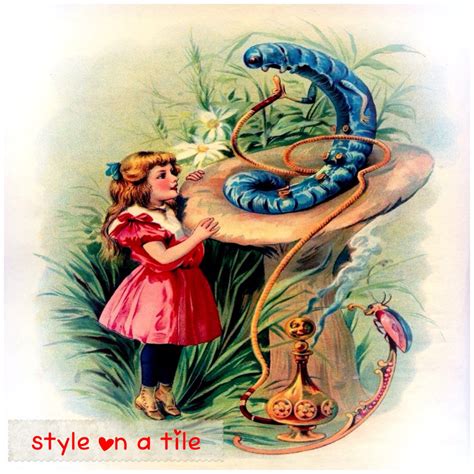 Alice In Wonderland Hookah Drawing