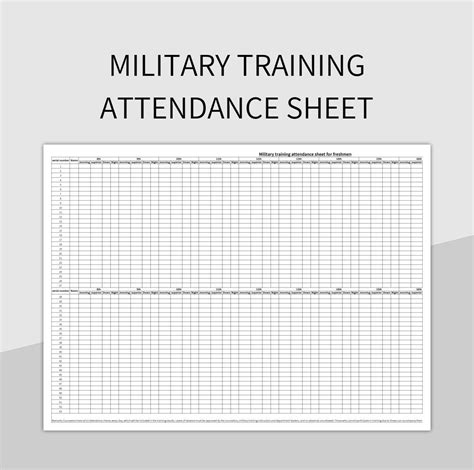 Free Training Attendance Sheet Templates For Google Sheets And