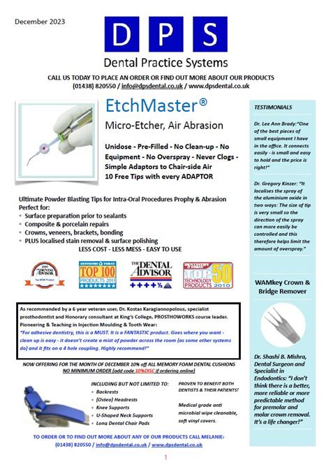Dps December Newsletter Dental Practice Systems