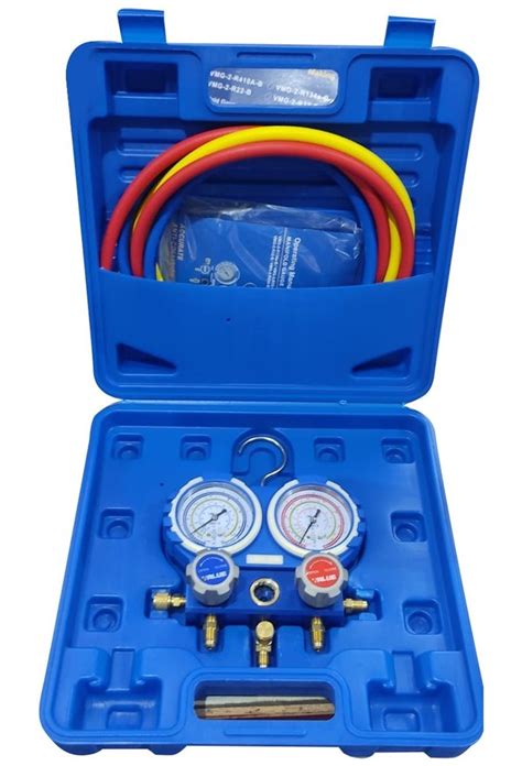2 inch / 50 mm Value VMG-2-R22-B Manifold Gauge, 125 psi at ₹ 2800 ...