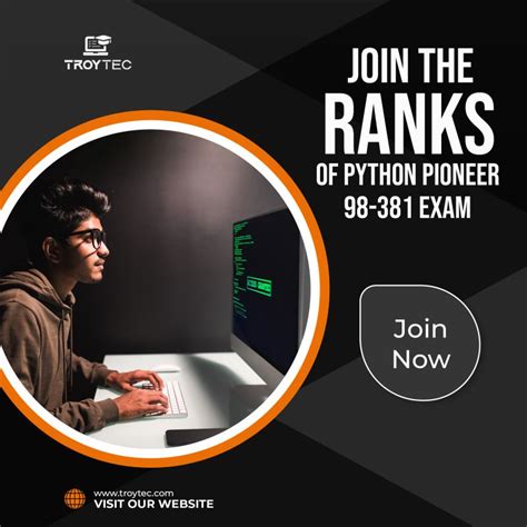 Troytec Exams On Linkedin 98381exam Pythonmastery Examsuccess