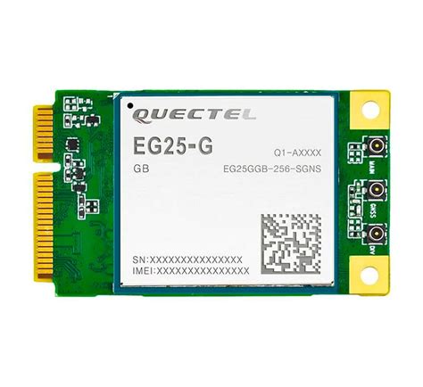 Quectel Eg25ggb Minipcie Iot M2m Optimized Lte Cat 4 Module