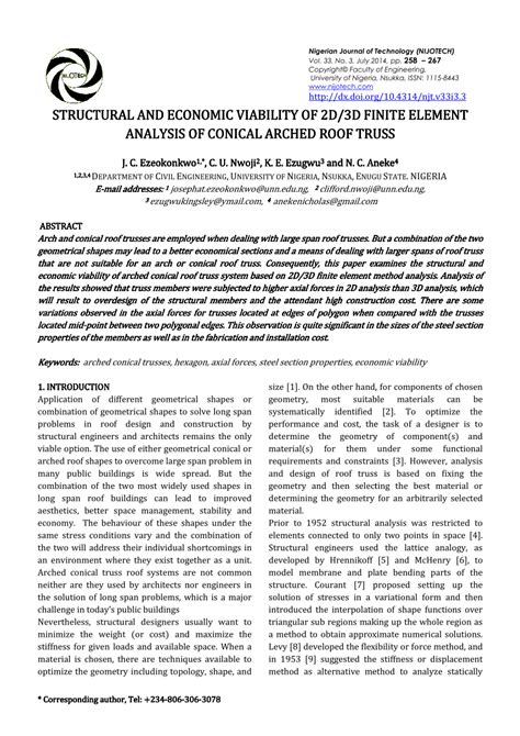 Pdf Structural And Economic Viability Of 2d3d Finite Element