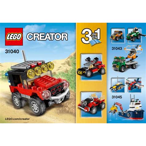 LEGO Desert Racers Set 31040 Instructions | Brick Owl - LEGO Marketplace