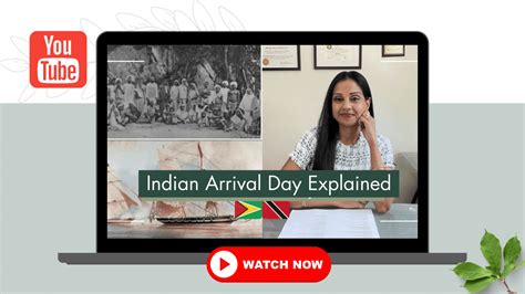 Indian Arrival Day West Indian Diplomacy