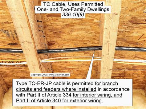 Stumped By The Code Nec Requirements For Installing Tc Cable Ecandm