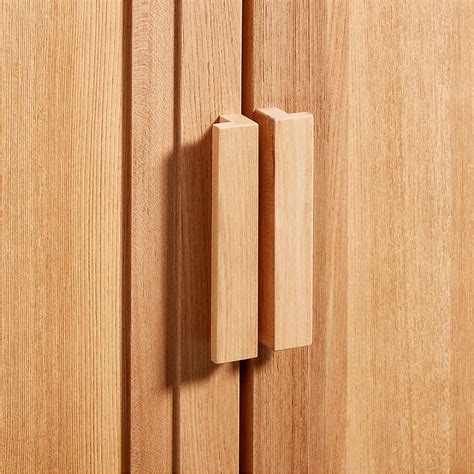 Calypso Natural Elm Modular Wood Door Base And Bookshelf Hutch