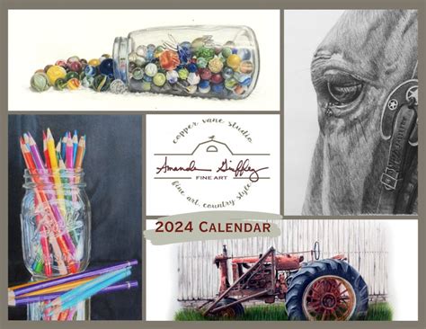 2024 Calendar Sneak Peek Amanda Griffey Fine Art