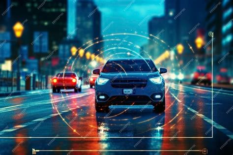 Premium Photo Advanced Autonomous And Intelligent Cars Effortlessly Identify Road Signs And