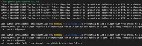 App Crashes Segmentation Fault When Closing Book Info Window In The