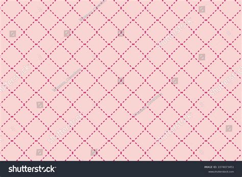 Pink Dashed Cross Line Grid Pattern Stock Vector Royalty Free 2274073451 Shutterstock