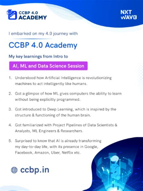 How I Learned About 40 With Ccbp 4o Eswar Prasad Thenepalli Posted