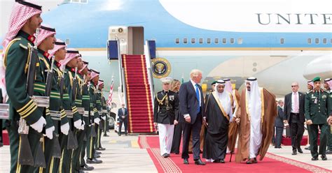 Donald Trump Lands In Saudi Arabia On First Overseas Visit Of Presidency