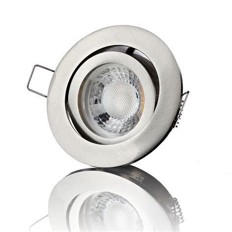 Led Einbaustrahler 230v 5w Spot Schwarz Deckenstrahler Einbauleuchte