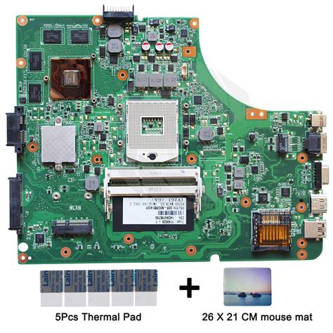 For Asus K53SV Rev 3 0 Motherboard GT540M With Thermal Pad And 26X21CM