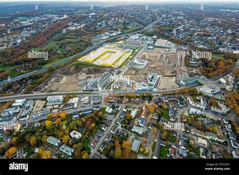 Aerial View Large Construction Site Mark 51 7 O Werk Campus And New