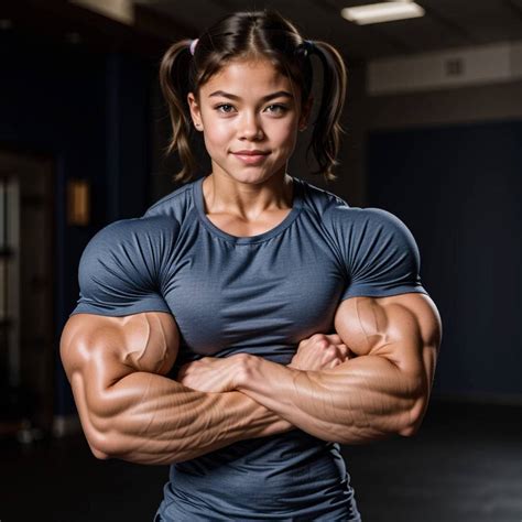 High School Girl Muscle Growth Experiment Phase 1 By Stan1174x On