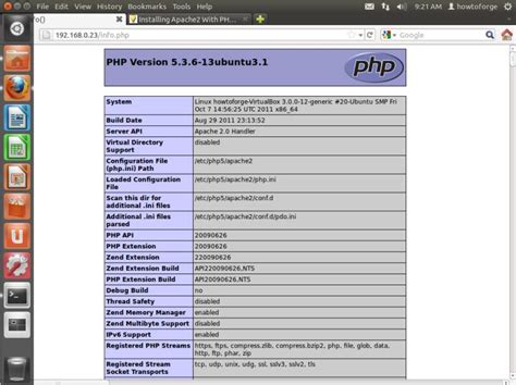 Cách Cài đặt Apache2 Với Php5 Và Hỗ Trợ Mysql Trên Ubuntu 1110 Lamp
