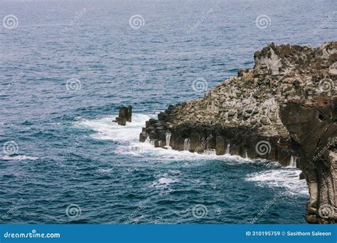 The Daepo Jusangjeolli Jusangjeollidae Basalt Columnar Joints And