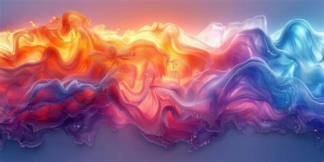 Vibrant Gradient Colors Blend Smoothly Creating Mesmerizing Visual Flow