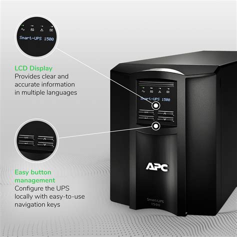 Apc Smart Ups 1500 Lcd Ups 1 Kw 1440 Va With Apc Smartconnect