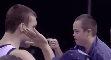 Marc Gasol Of The Memphis Grizzlies Takes An Extra Second To Make A Fan