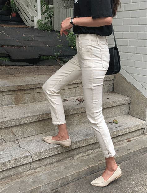 스타일티바 코튼트임 밴딩일자팬츠smlxl 쫀쫀한 신축성편안한 히든밴딩 레그라인을 길고 슬림하게~