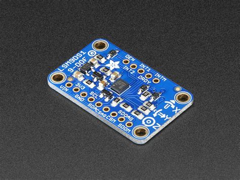 Adafruit 9 Dof Accelmaggyro Temp Breakout Board Lsm9ds1 Melopero