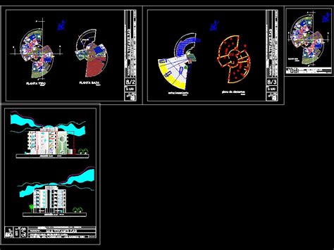 Logement Multifamilial Dans Autocad Téléchargement Cad Gratuit 152