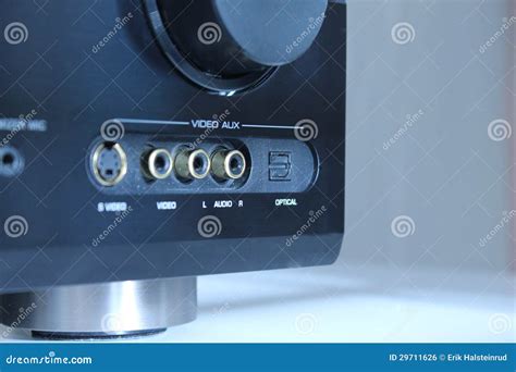 Signal Inputs And Outputs Of A Portable And Wi Fi Audio Mixer With Two