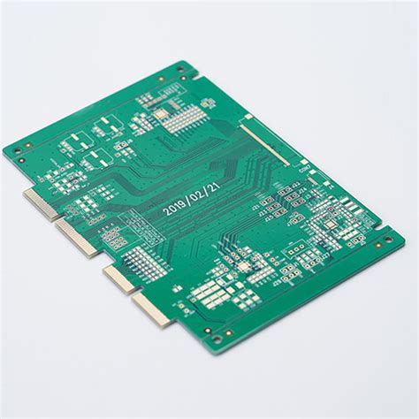 Best To Layer Golden Finger Pcb Stackup Mm Mm Single Layer
