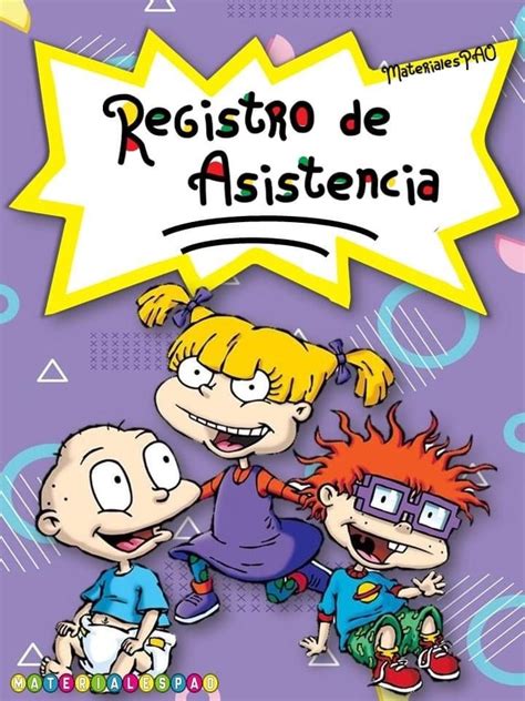 Portada Rugrats Etiquetas Preescolares Actividades De Lectura