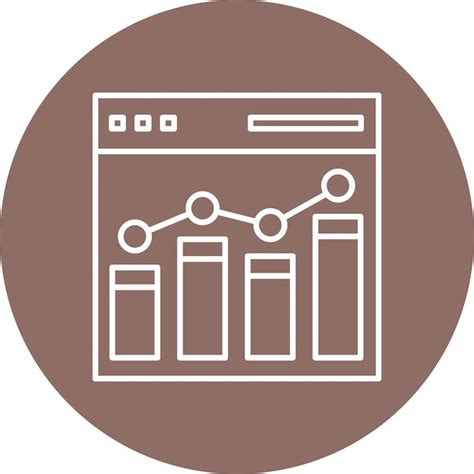 premium vector website bar graph vector illustration style