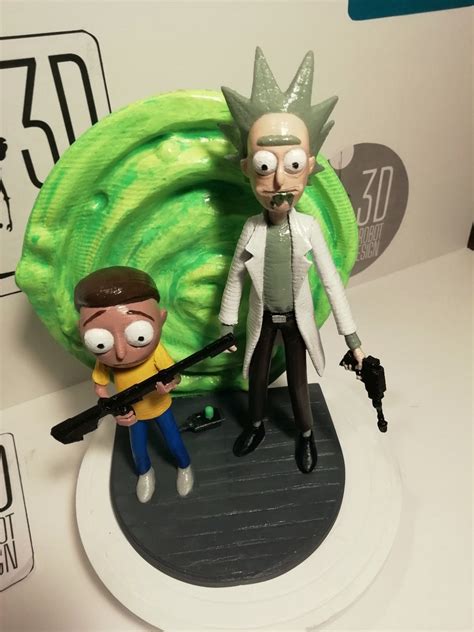 Rick And Morty Diorama Etsy