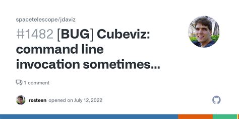 Bug Cubeviz Command Line Invocation Sometimes Fails Issue
