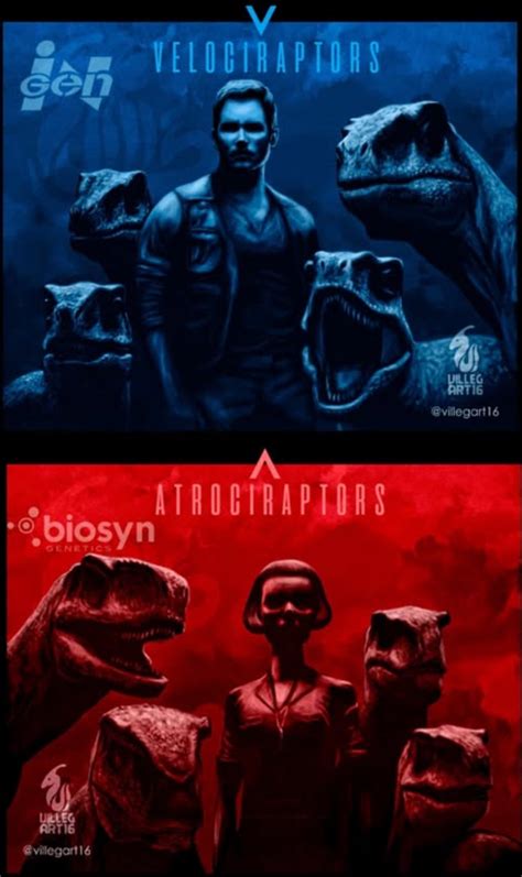 Velociraptor Vs Atrociraptor Jurassic Park Know Your Meme