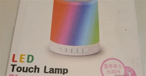 새제품 블루투스 스피커 Led램프 스피커무드등 캠핑용야외용 램프 스피커터치램프 정자동 생활가전 당근 중고거래