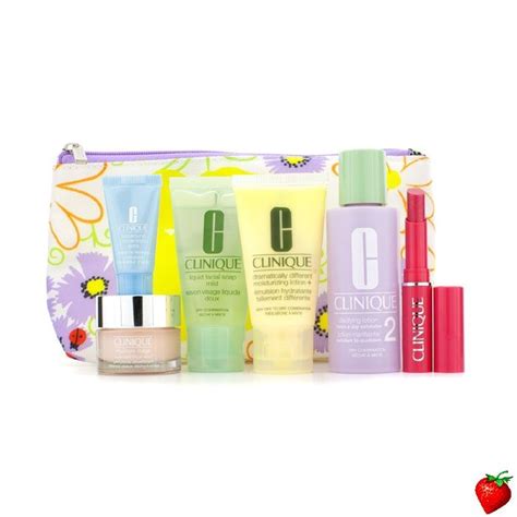 Clinique Travel Set Facial Soap Clarifying Lotion 2 Ddml