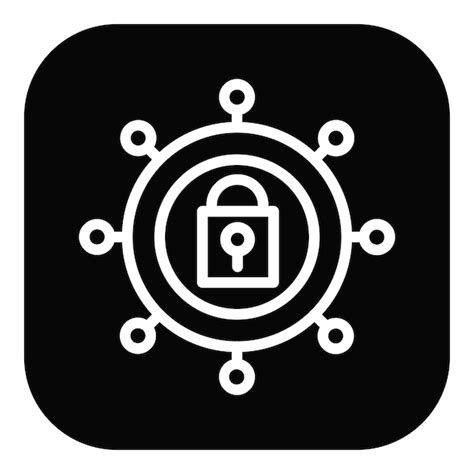 premium vector network encryption vector illustration