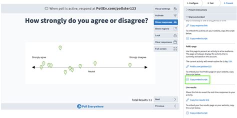Embed An Activity Poll Everywhere