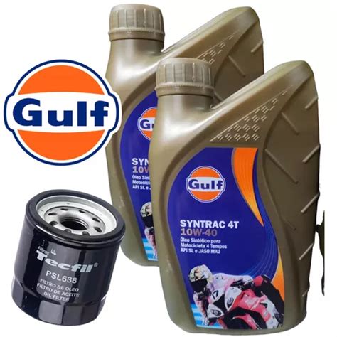 Combo Leo Filtro Gulf W Sint Tico Kawasaki Versys
