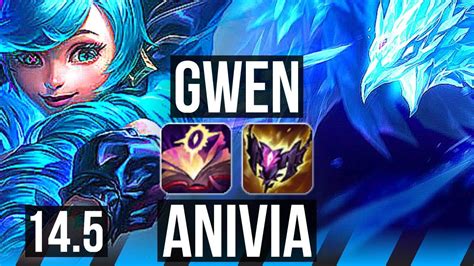 Gwen Vs Anivia Mid Rank 3 Gwen 600 Dominating Rank 13 Br