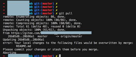 Git Pull Error Your Local Changes To The Following Files Would