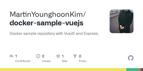 Github Martinyounghoonkimdocker Sample Vuejs Docker Sample