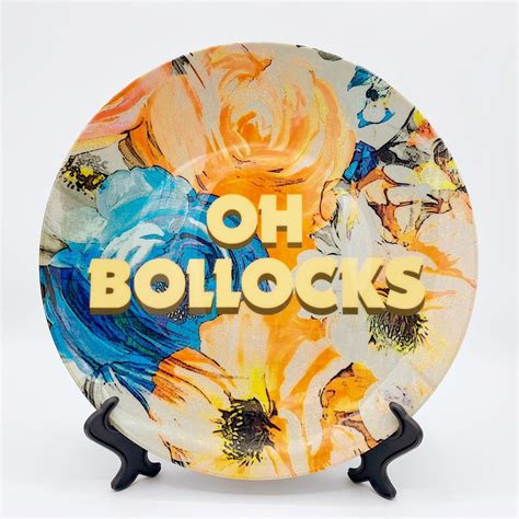 All The Swears No1 Ceramic Dinner Plate By Giddy Kipper Buy Dinner