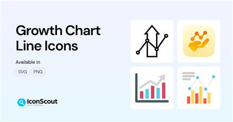 Growth Chart Line Icons Free Download In Svg Png