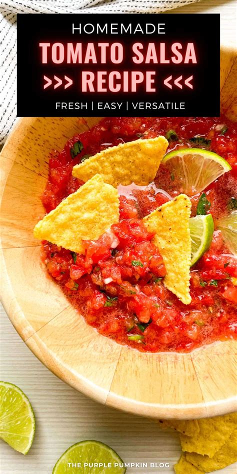 Quick And Easy Fresh Homemade Tomato Salsa Recipe