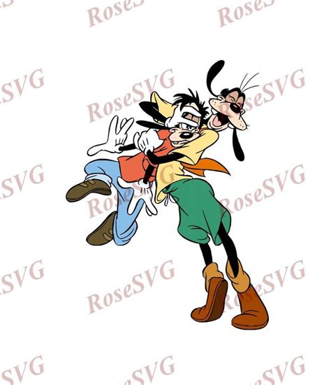Max Goof With Goofy Goof Troop Svg 2 Svg Dxf Cricut Silhouette Cut