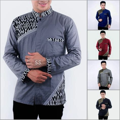 Jual Baju Koko Pria Dewasa Lengan Panjang Koko Syubbanul Muslimin